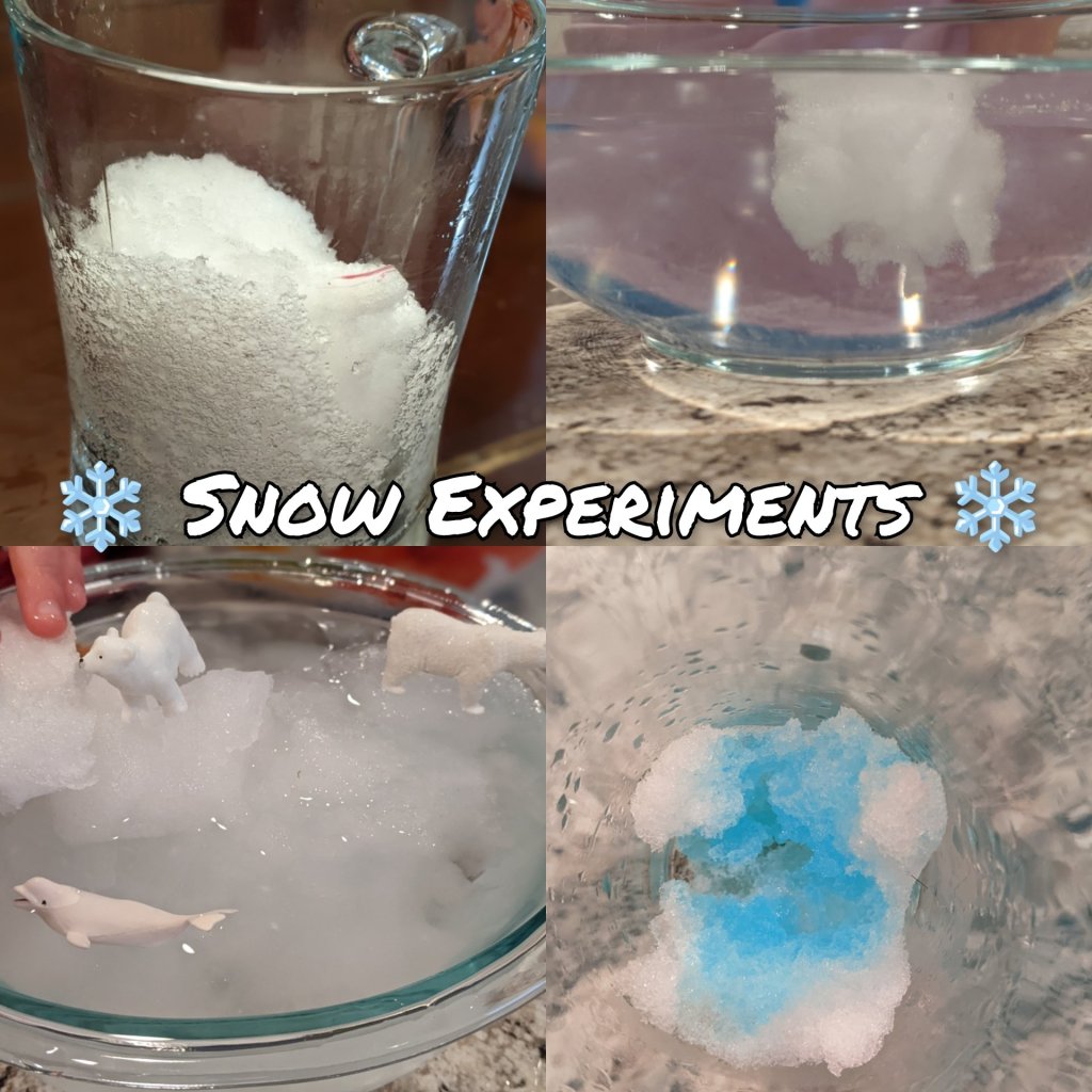 Snow Experiments – Momgineering the Future